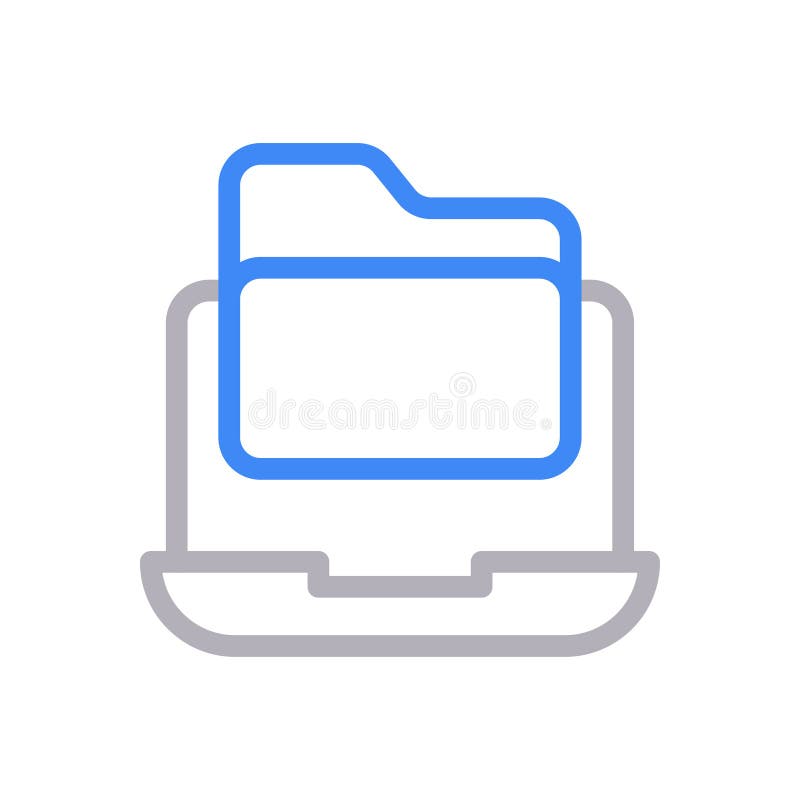 Electronic Files Line Icon Stock Illustrations – 465 Electronic Files ...