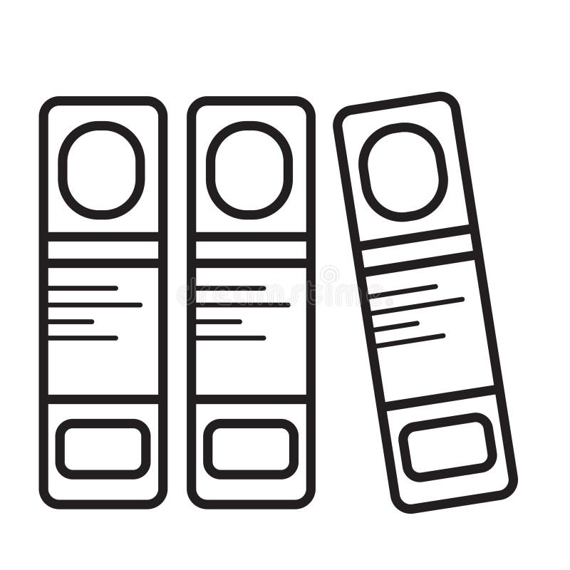 Files. Vector Illustration Decorative Design Stock Illustration ...