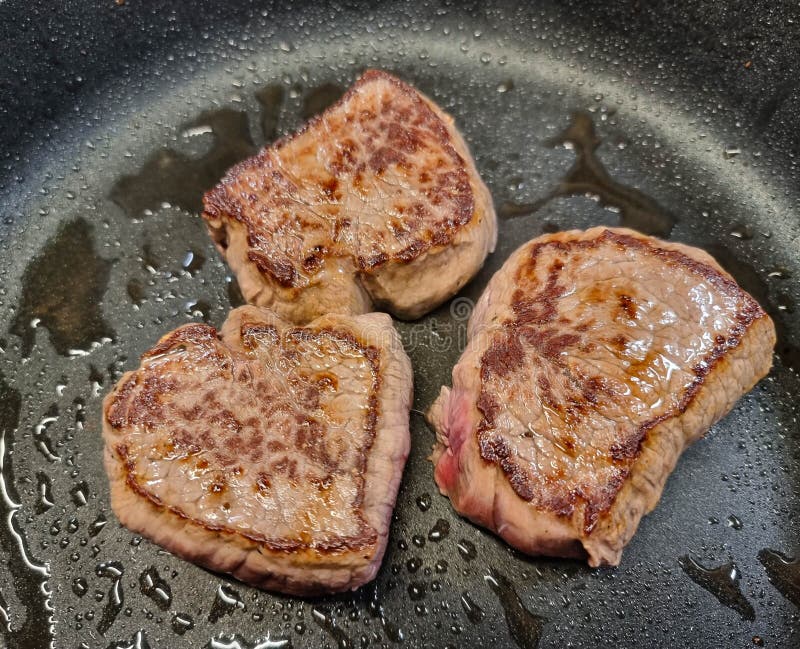 Beef steak fillet stock photo. Image of entrecote, cook - 258722628