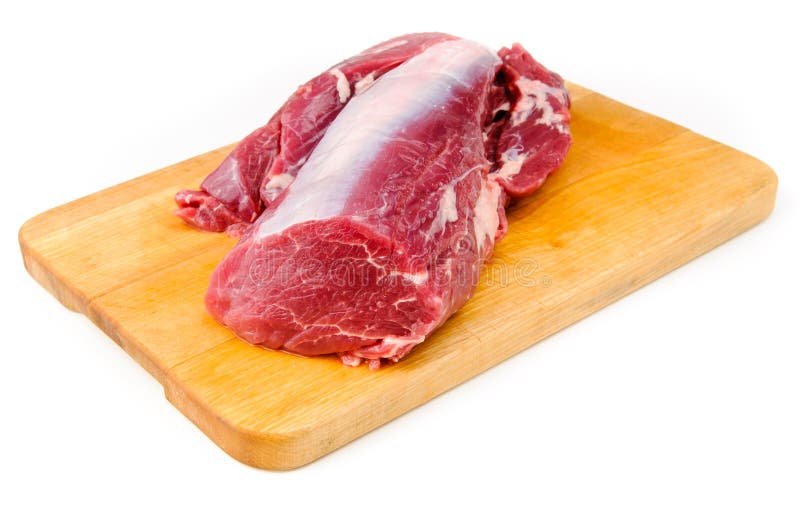 Filet de boeuf cru photo stock. Image du parts, studio - 27242854