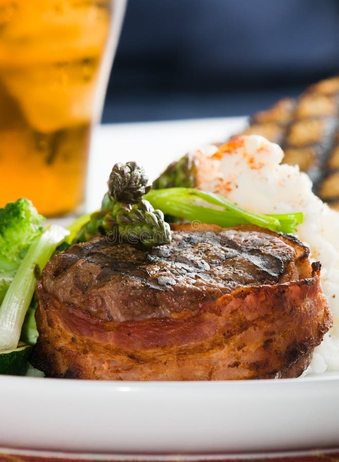 Filet Mignon stock image. Image of meal, grilled, entree - 10823575