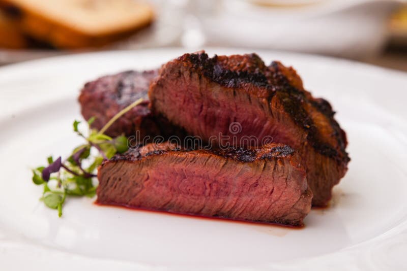 Filet mignon meal stock image. Image of dinner, delicious - 75799427