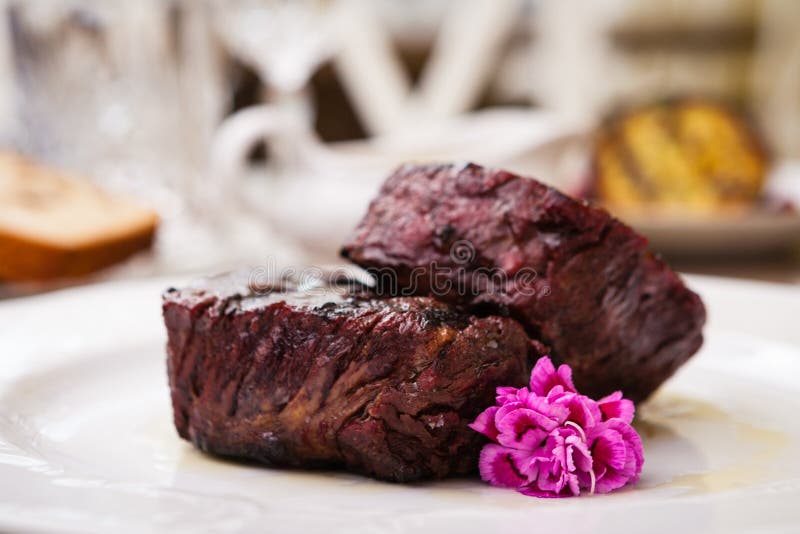 Filet mignon meal stock image. Image of closeup, meal - 78705719