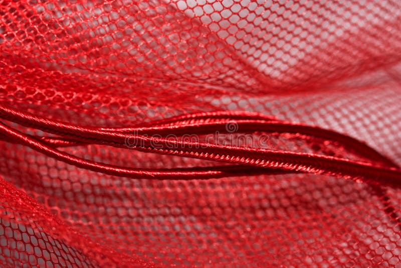 Filet plastique rouge image stock. Image du abstrait - 18516715
