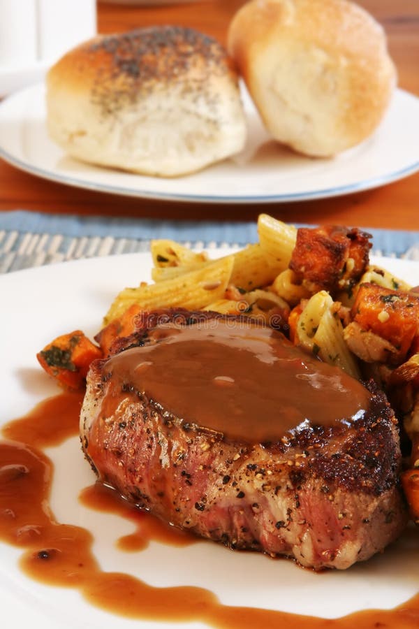 Filet Steak, Ready for Cooking Stock Image - Image of mignon, uncooked ...