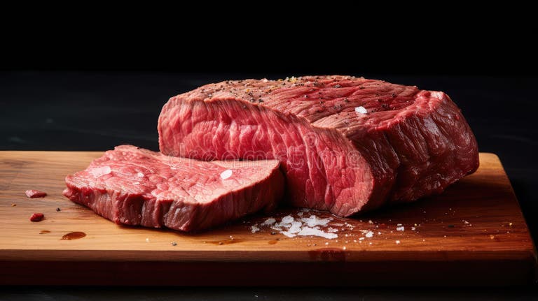 Filet steak texture stock illustration. Illustration of gradient ...