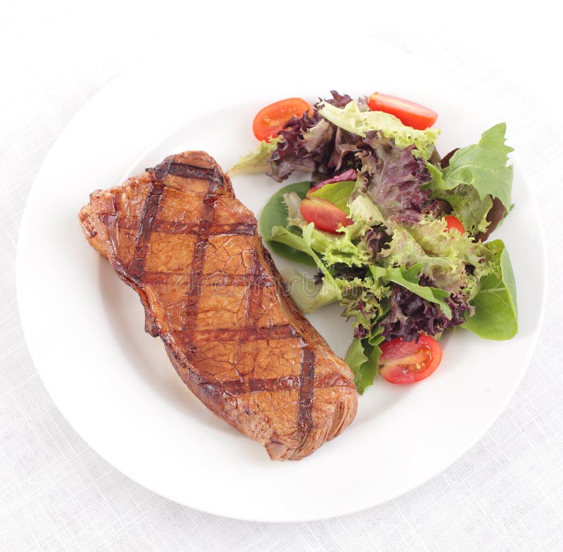Filete Asado a La Parilla - Carne De Vaca Jugosa Imagen de archivo ...