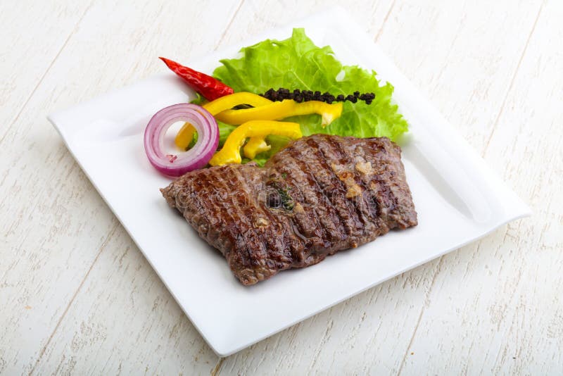 Filete De Carne De Vaca Asado a La Parilla Foto de archivo - Imagen de ...