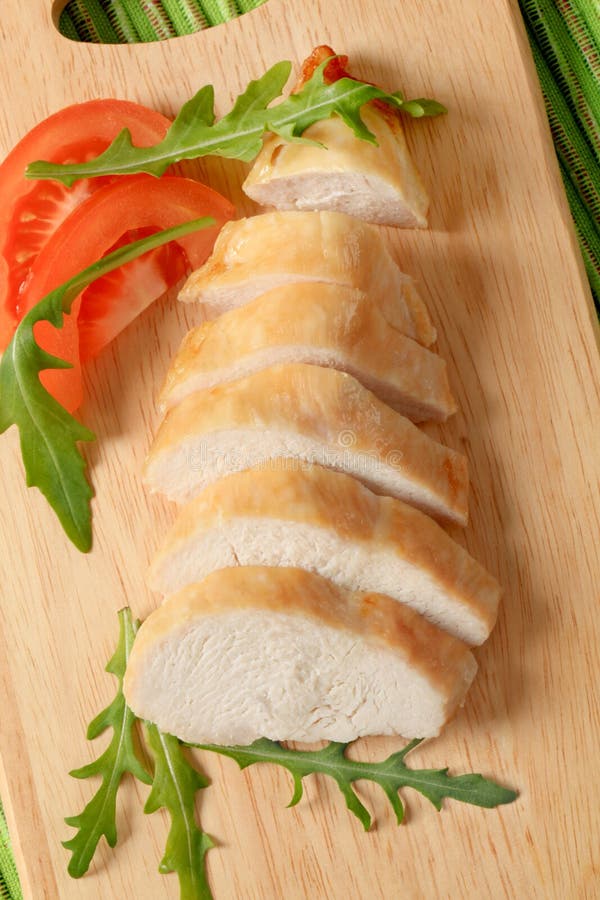 Filete de pecho de pollo foto de archivo. Imagen de ahumado - 20530232