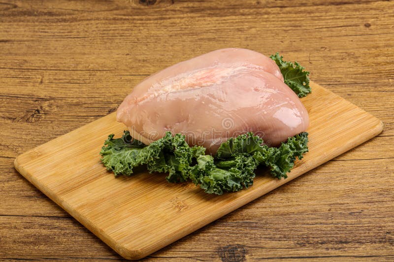 Filete De Pechuga De Pollo Sin Piel Foto de archivo - Imagen de rosa ...