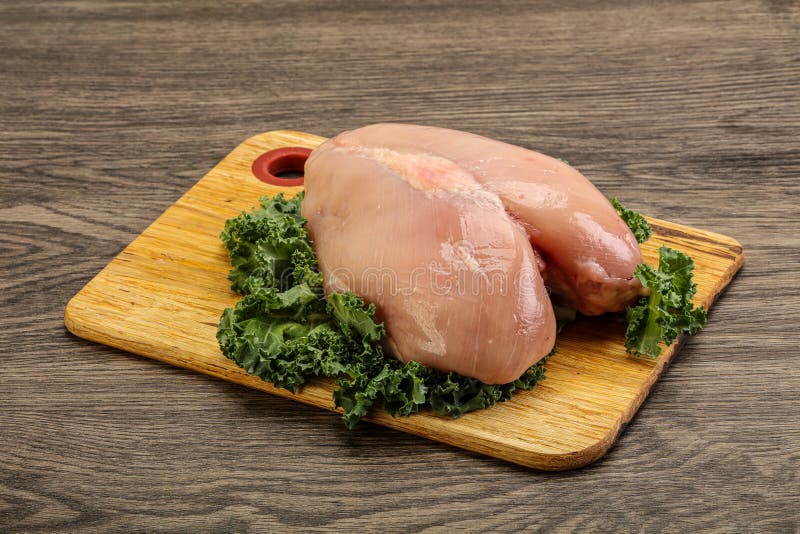 Filete De Pechuga De Pollo Sin Piel Foto de archivo - Imagen de ...