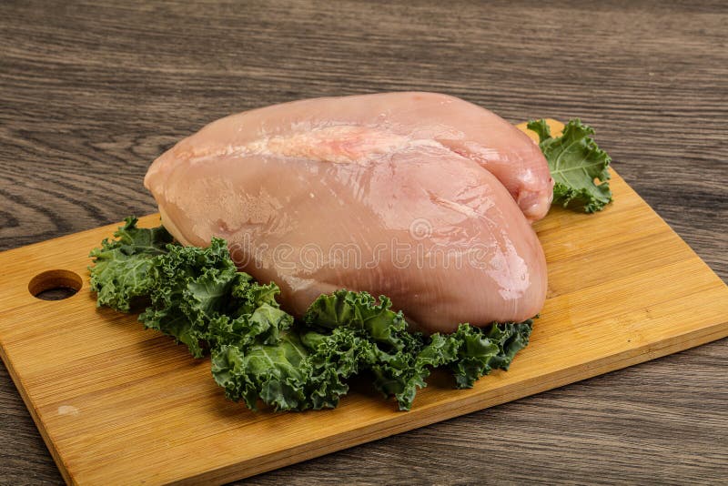 Filete De Pechuga De Pollo Sin Piel Foto de archivo - Imagen de ...