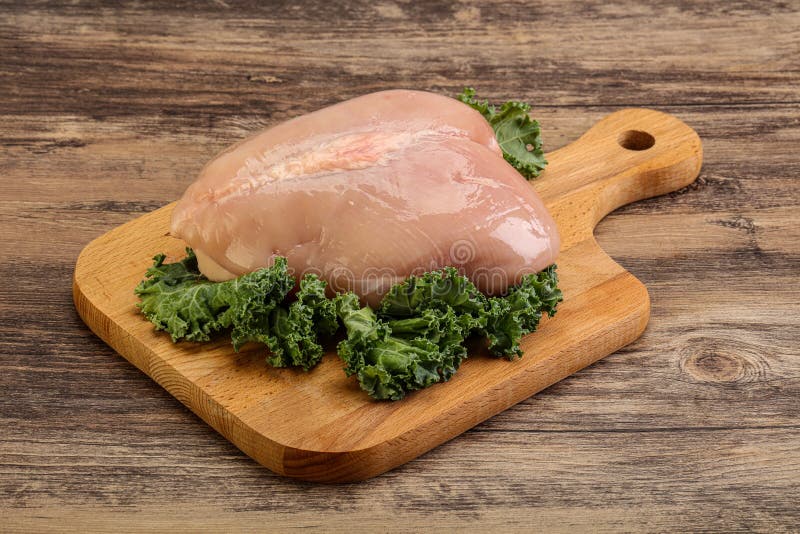 Filete De Pechuga De Pollo Sin Piel Imagen de archivo - Imagen de pecho ...
