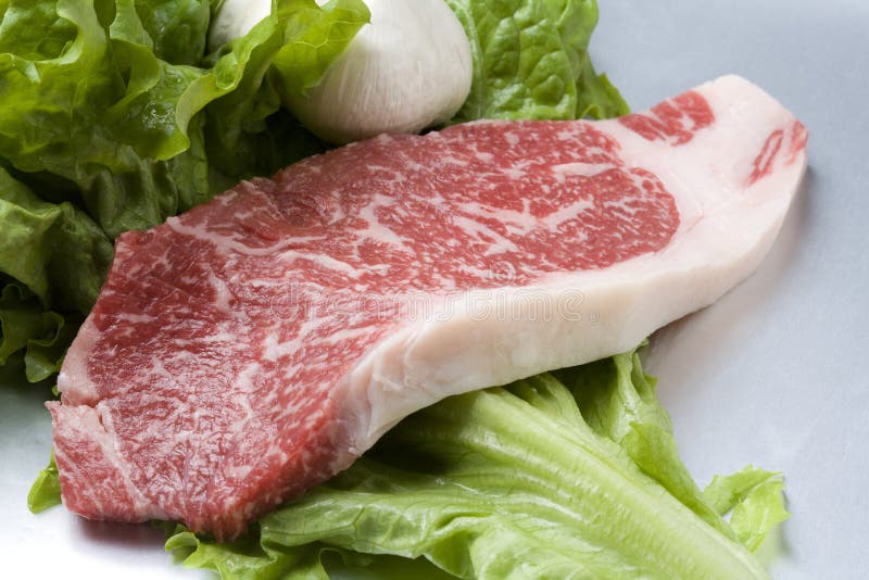 Filete de Wagyu foto de archivo. Imagen de gordo, rebanada - 10126476