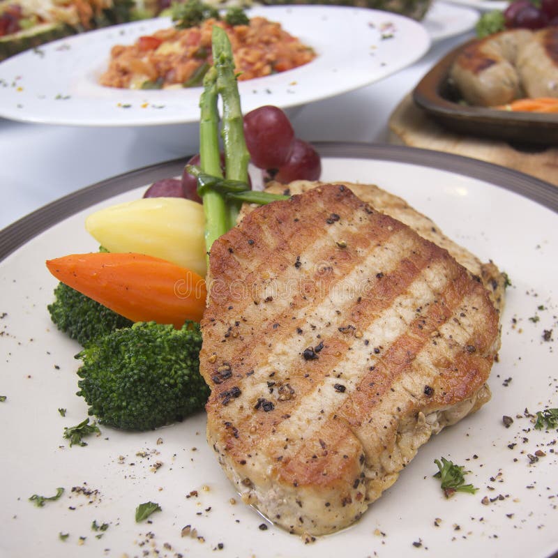 Filete del cerdo imagen de archivo. Imagen de francés - 66134981