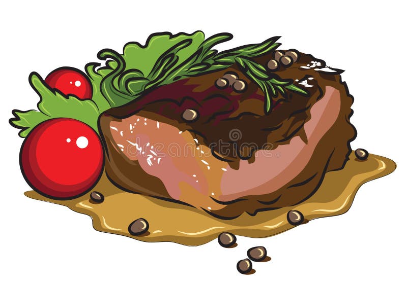 Un Filete Delicioso Ilustraciones Stock, Vectores, Y Clipart – (13,946 ...