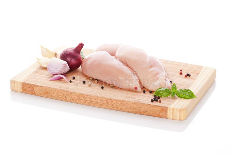 Filete Delicioso Del Pecho De Pollo. Foto de archivo - Imagen de ...