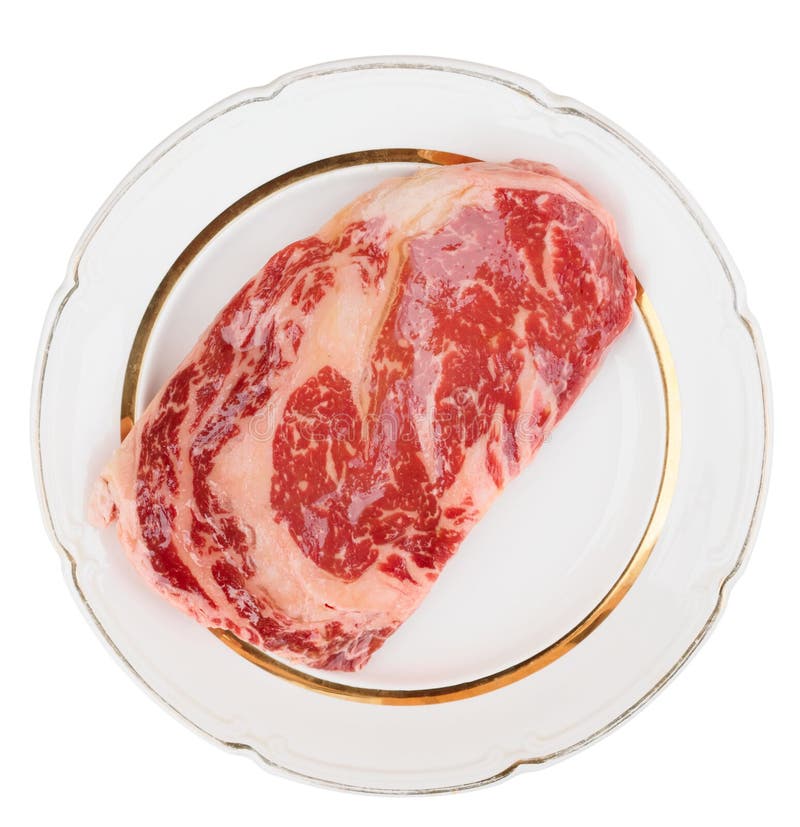 Filete Del Ribeye De La Carne De Vaca De Kobe Con Las Verduras Asadas A ...