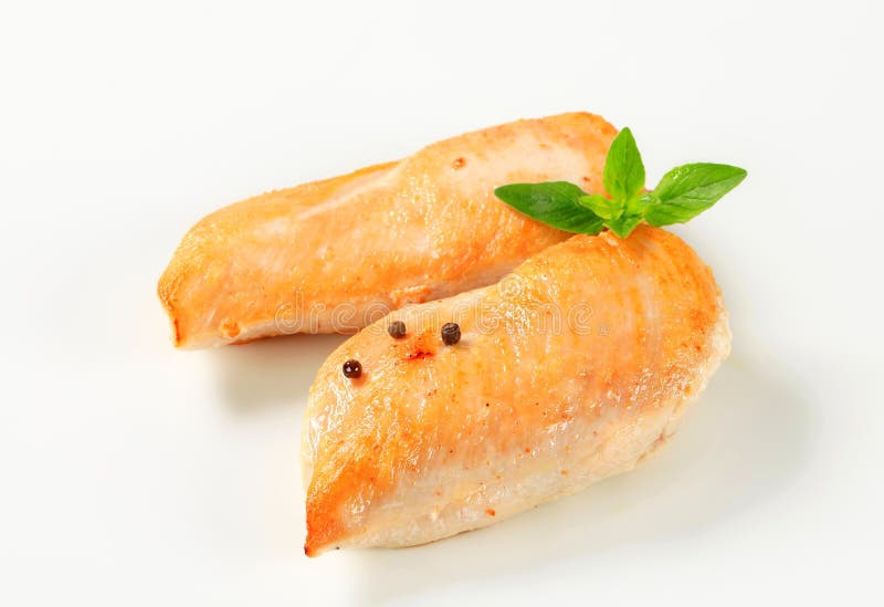 Pecho de pollo chamuscado foto de archivo. Imagen de frito - 55435278