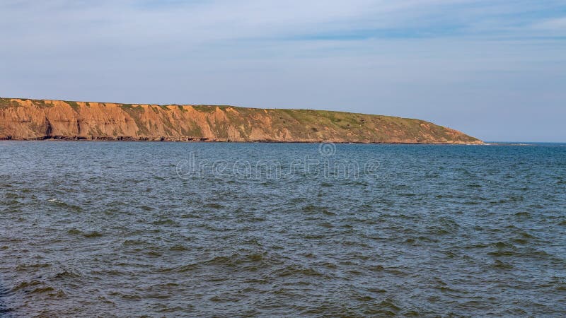 Yorkshire Coast in Filey, UK Stock Image - Image of mountain, landscape ...
