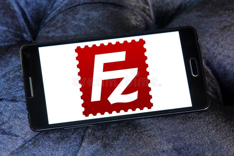 FileZilla application logo editorial image. Image of logo - 116406940