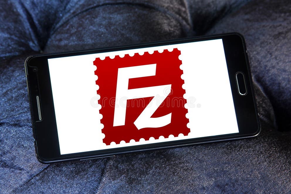 FileZilla application logo editorial image. Image of logo - 116406940