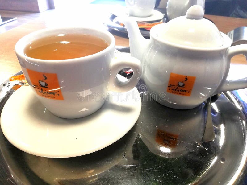 Filicori tea cups new editorial photography. Image of birthday - 137799412