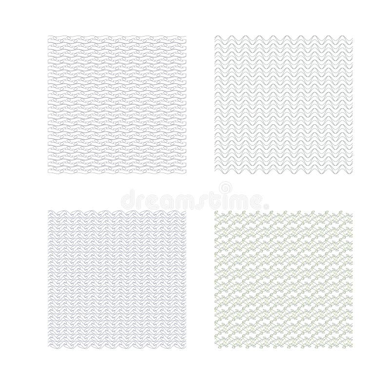 Filigranes Pour Le Diplôme Et Le Certificat, Illustration de Vecteur ...