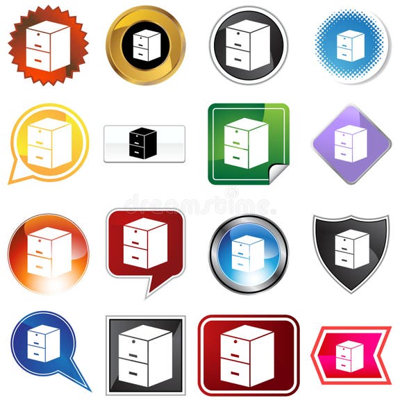 Filing Cabinet Icon Stock Illustrations – 1,312 Filing Cabinet Icon ...