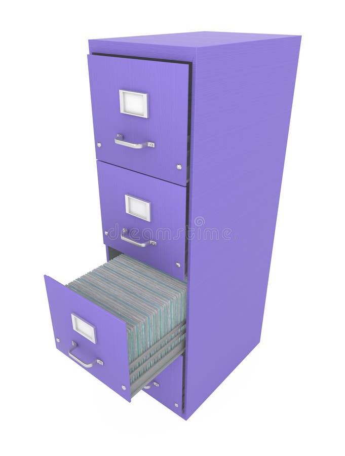 Filing Cabinet stock illustration. Illustration of cabinet - 7460763
