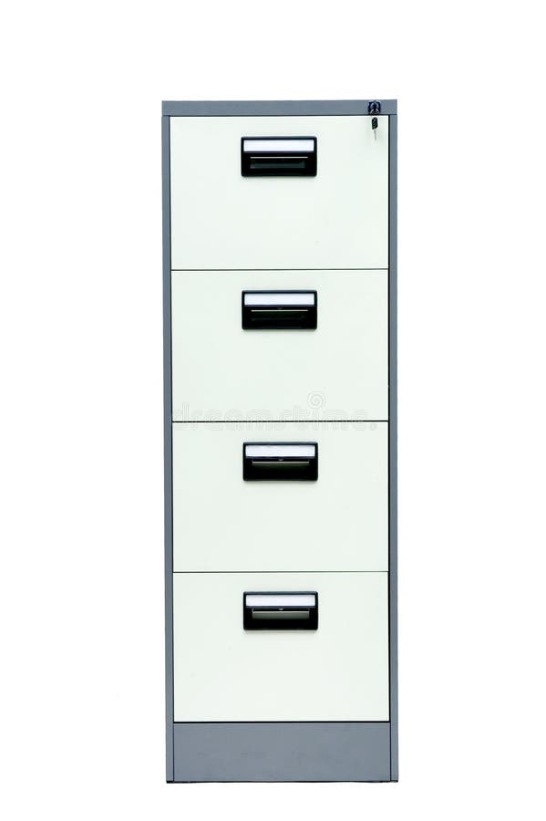 Filing cabinet with files stock photo. Image of catalog - 18968122