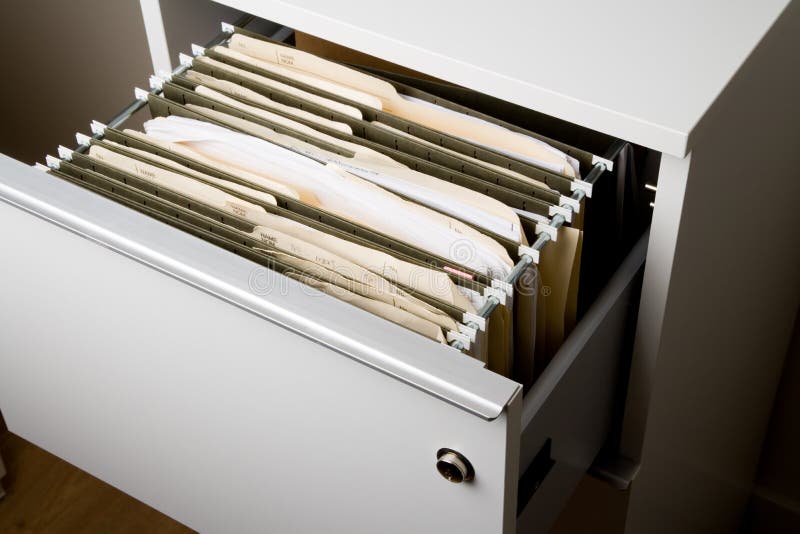 Filing Cabinet stock image. Image of order, folder, paperwork - 91478161