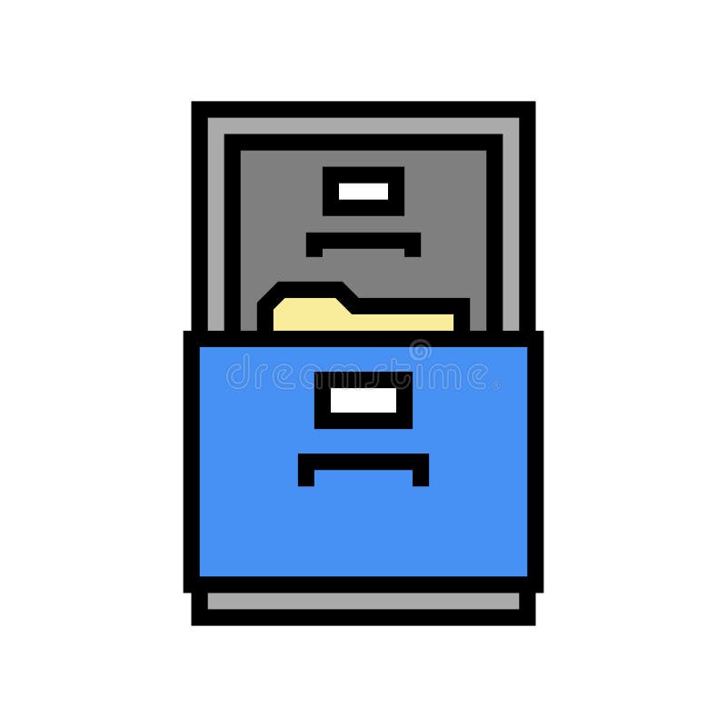 Filing Cabinet Laptop Illustration Stock Illustrations – 63 Filing ...