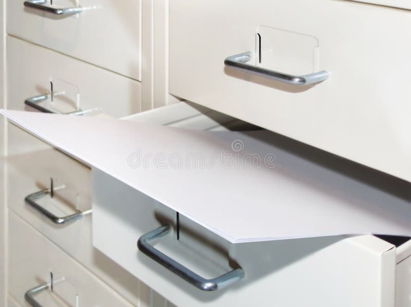 Filing cabinet stock photo. Image of blank, cabinet, organise - 83683968