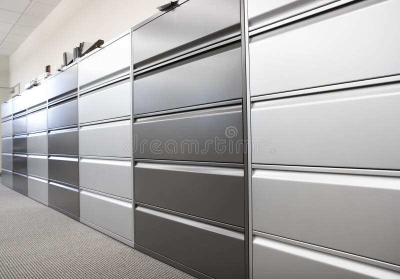 Filing cabinets stock photo. Image of medical, interior - 8784412