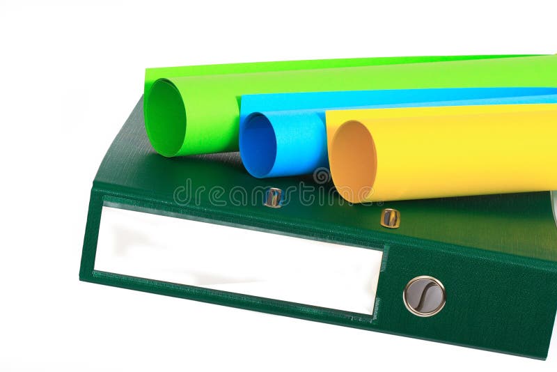 Filing of documents stock photo. Image of isolated, material - 13868812