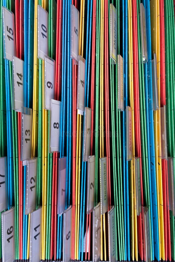 Filing documents stock photo. Image of folder, label - 18306402