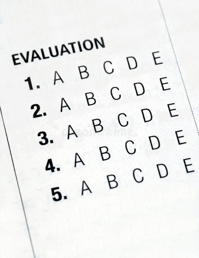 Fill In The Satisfaction Survey Stock Image - Image of evaluation ...
