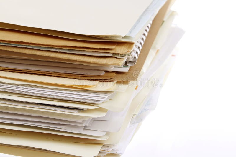 Pile of files in tray stock photo. Image of files, file - 30702262