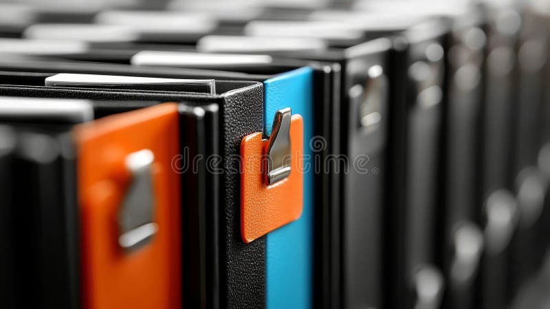 Organized Filing System, with Files and Documents Sorted by Category or ...