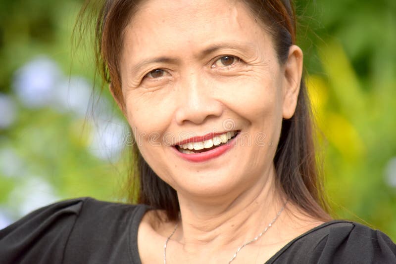 Filipina Female Senior Granny Stockbild Bild Von Erregen