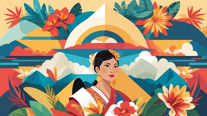 Filipino Themed Wallpaper for Presentations and Office Ai Generated ...