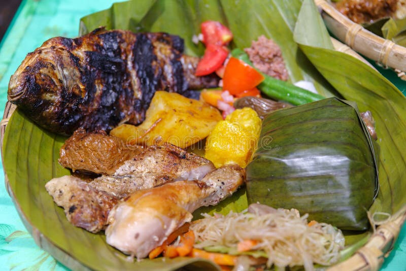 Filipino Traditional Set Meal Stock Image - Image of party, kalabasa ...