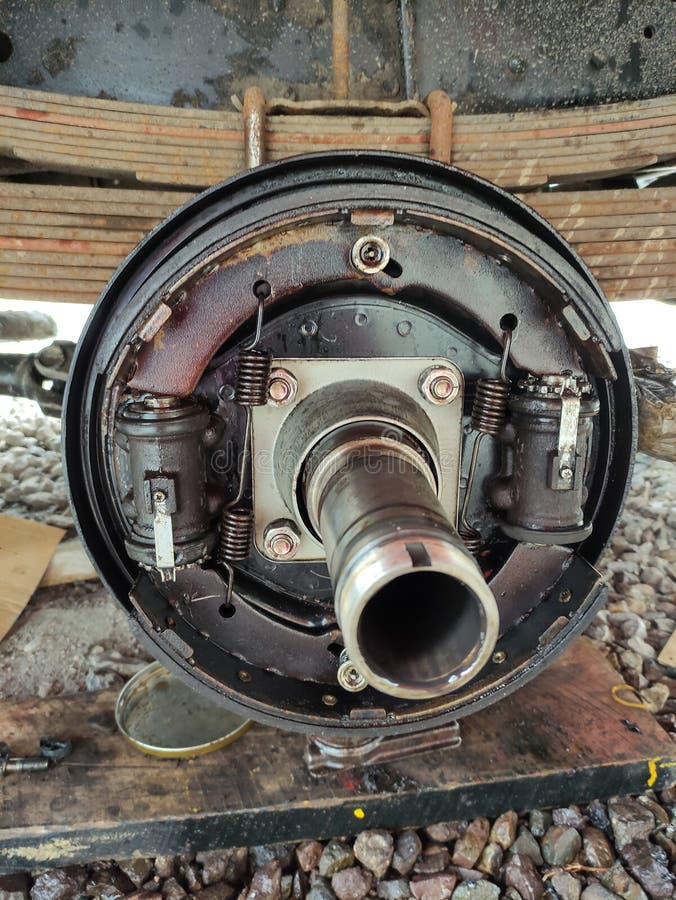 Fill in the Components in the Dump Truck Axle that is Being Repaired ...