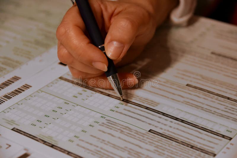 Fill in Forms / Tax Declaration Stock Photo - Image of answer, form ...