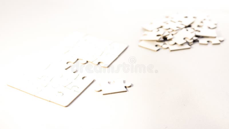 Fill the Gaps and Find Solutions Stock Image - Image of table, piece ...