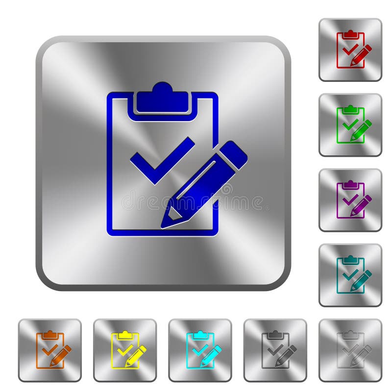 Checklist Pictograms Stock Illustrations – 397 Checklist Pictograms ...