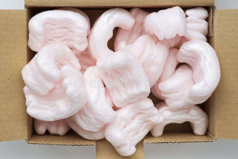 Fill Packaging Peanuts stock image. Image of isolated - 38278403