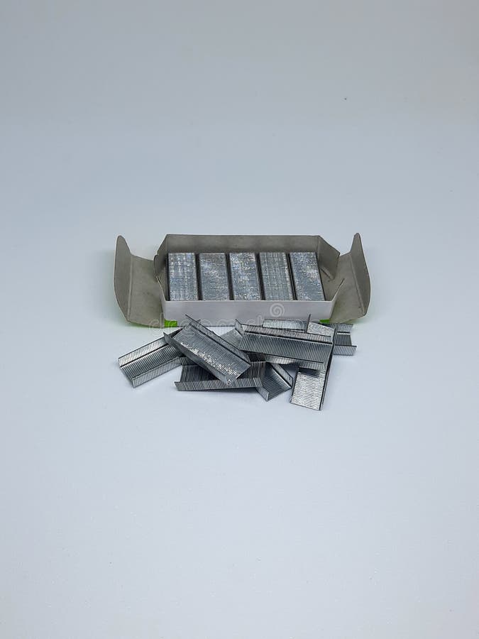 Fill the Stapler in Both Sides. Neat and Messy Stock Image - Image of ...