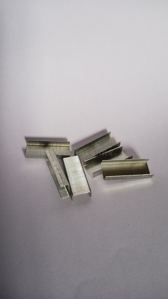 Fill Staples Made of Iron and Metal Stock Photo - Image of metal, iron ...